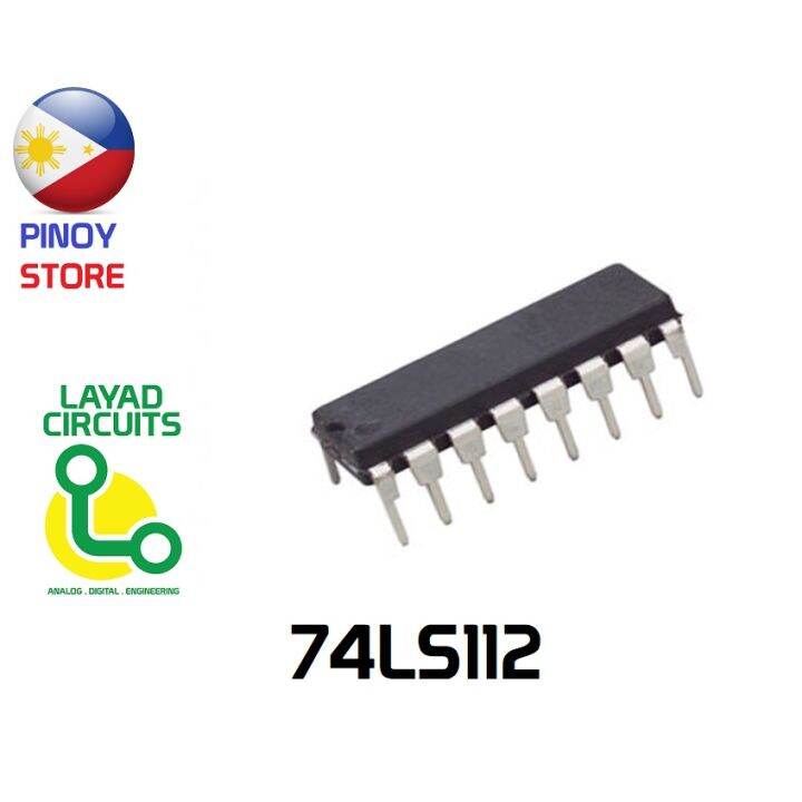 74Ls112 Jk Flip Flop 74112 Logic Ic Master Slave Dual Negative Edge ...