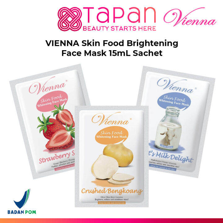 VIENNA Skin Food Brightening Face Mask 15mL Sachet | Lazada Indonesia