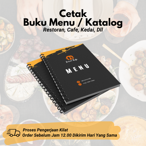 Cetak / Pembuatan Buku Menu / Katalog | Restoran, Cafe, Kedai, Salon ...