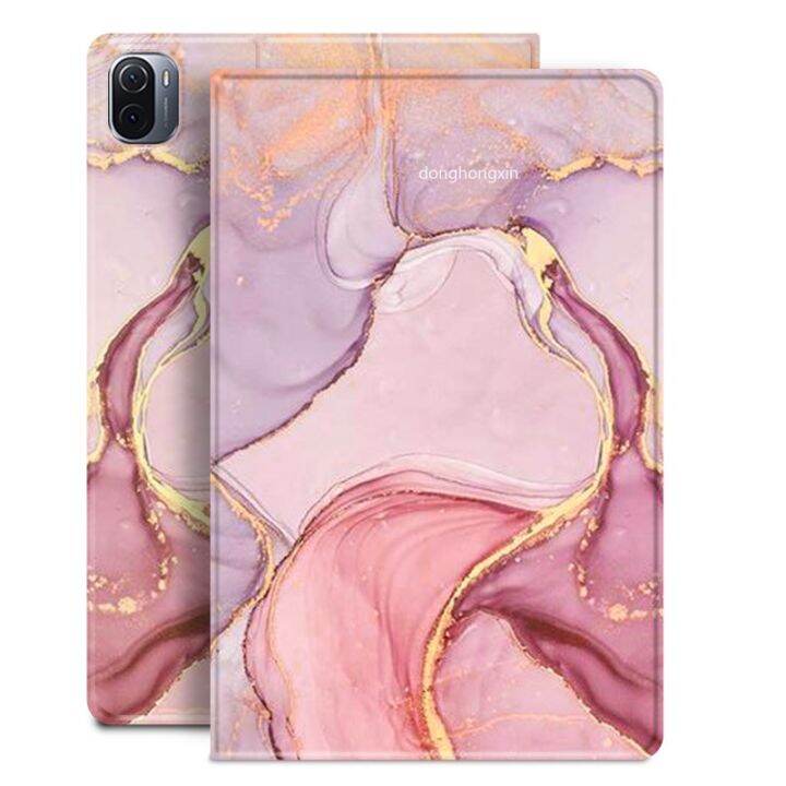 For Xiaomi Mi Pad 5 Pro Case Magnetic Stand Marble Pad Cover for MiPad ...
