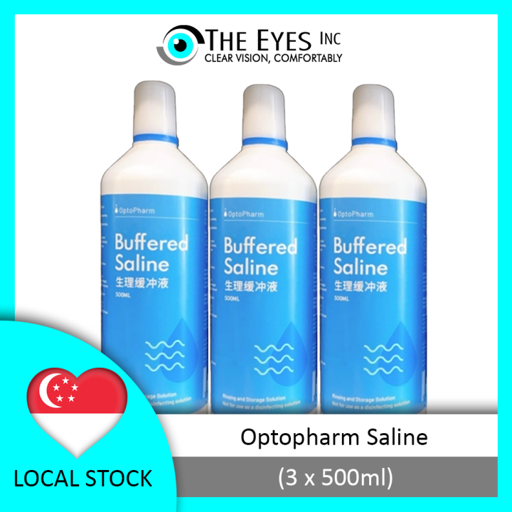 [SG local Stock]Opto-Pharm Buffered Saline (3X500ml) | Lazada Singapore