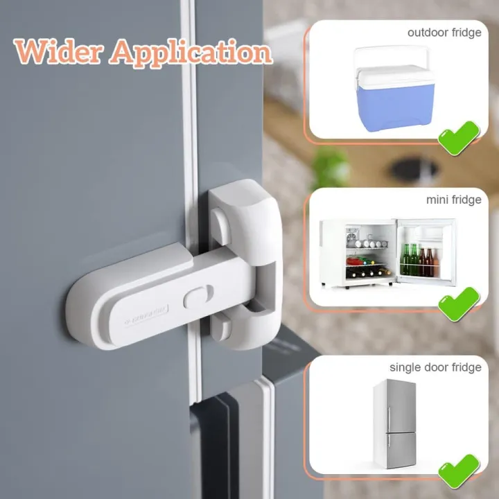 1 Pcs Kids Safety Care Freezer Lock Child Safety Fridge lock Single ...