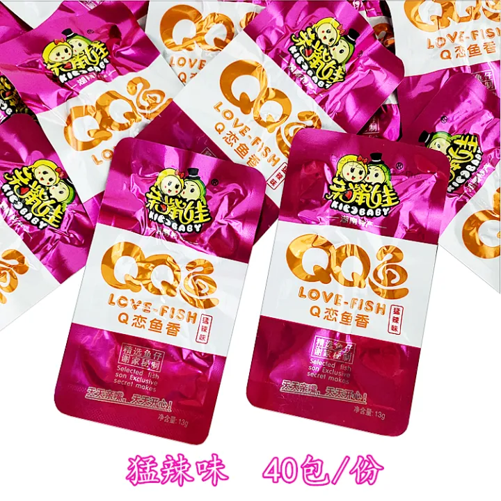 Feng Qin zui wa QQ fish larvae Hunan specialty leisure spicy snacks ...