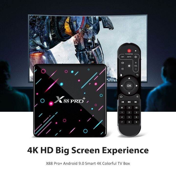 🔥สินค้าขายดี ลดราคา🔥 กล่องทีวี X88 Pro Plus Smart Android TV Box Android 9.0 รองรับ4K อุปกรณ์ ...