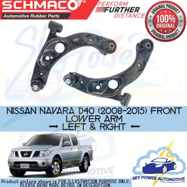 NISSAN NAVARA (D40) (2008-2015) SCHMACO LOWER ARM (FRONT LEFT & RIGHT ...