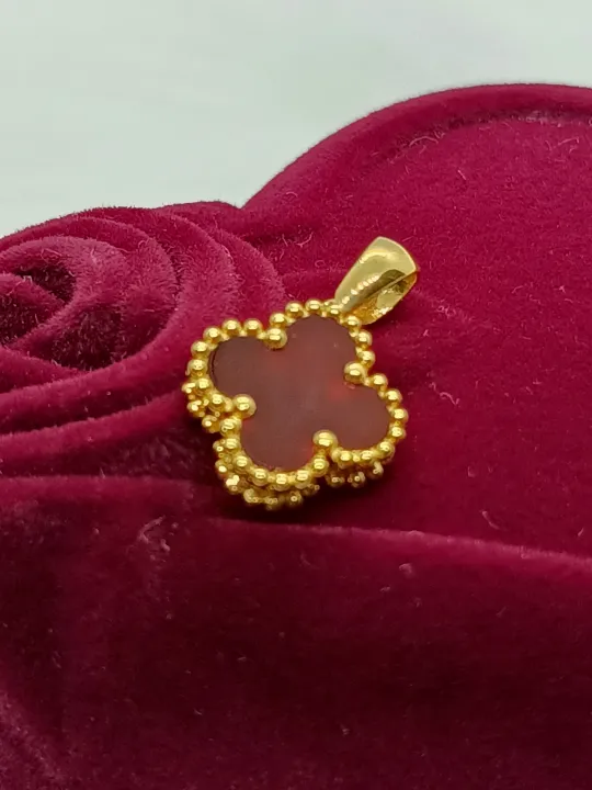 Saudi Gold 19K Pendant VCA inspired Size 14.2 mm / Real Gold | Lazada PH