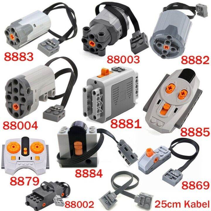 Technic Power Function Building Blocks Motor Battery Box IR Remote ...