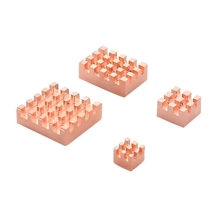 4 Pieces Cooling Copper Heatsink for Raspberry Pi 4B 1G 2G 4G Cooling ...