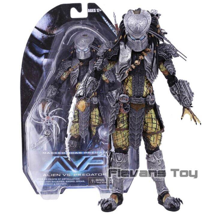 NECA PREDATOR Masked Scar Celtic Stalker Lost Predator PVC Action ...