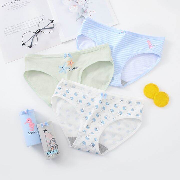 🇲🇾Student Cute Cartoon Panties / Girl Panties / Underwear / Seluar Dalam Perempuan / Women ...