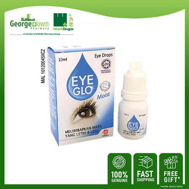 EYE GLO MOIST EYE DROPS 10ML - DRY & DULL EYES | Lazada