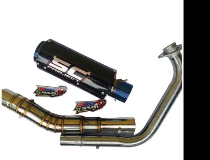 Knalpot SC Project Carbon Biru R15 v3 dan R15 v2 | Lazada Indonesia