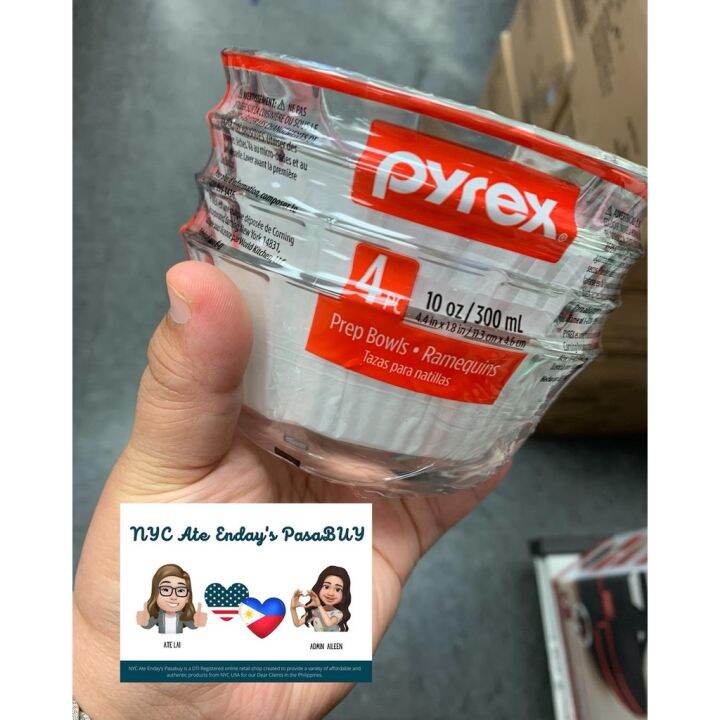 ☛PYREX 4 piece 10 oz prep bowls | Lazada PH