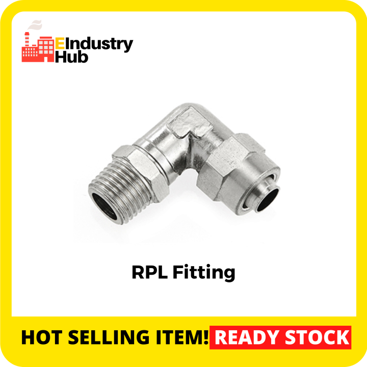 RPL Rapid Male Elbow Pneumatic Air Push In One Touch Quick Fitting | Lazada