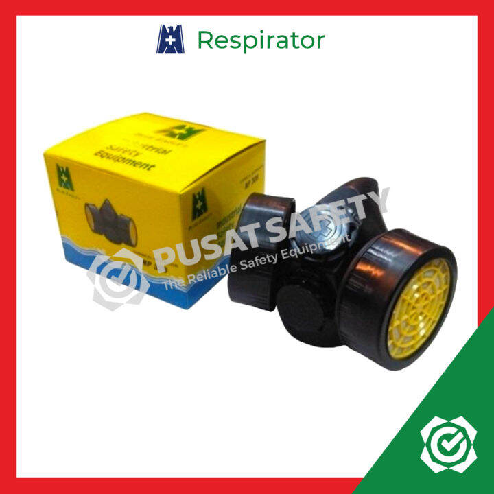 Masker Chemical Respirator Double NP306 Blue Eagle Original | Lazada ...