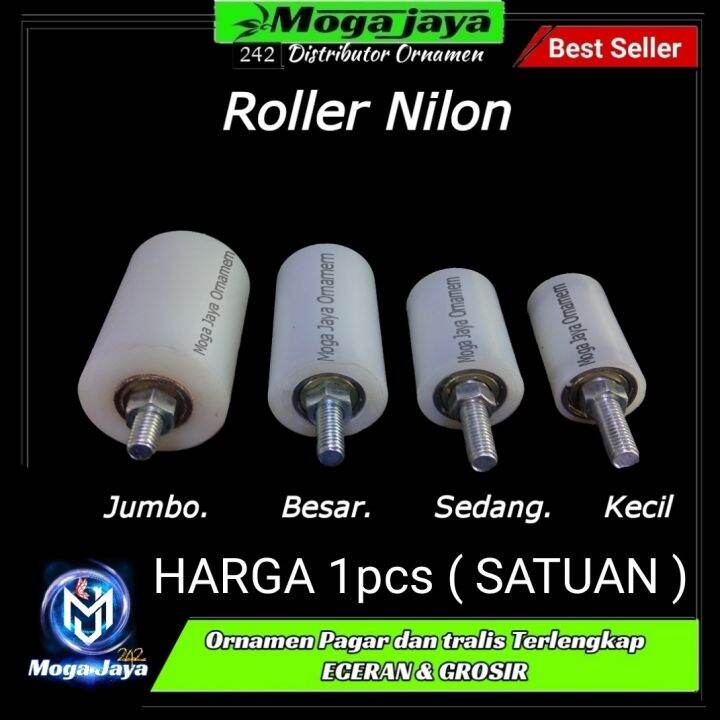 roller nilon roda penuntun pagar nylon | Lazada Indonesia
