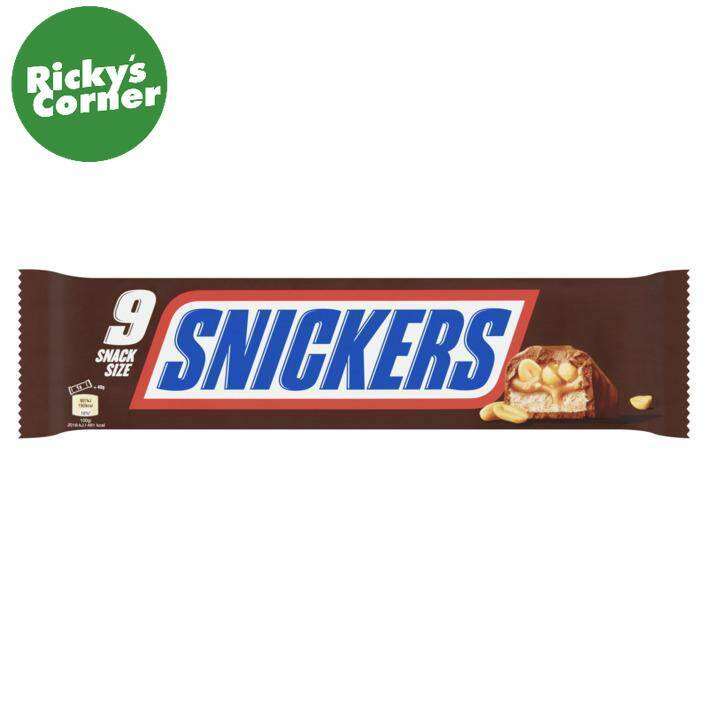 snickers 9 snack size chocolate | Lazada PH