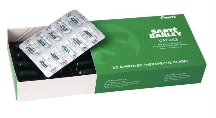 SANTE BARLEY PURE NEW ZEALAND CAPSULES 500mg / 60 CAPSULES | Lazada PH