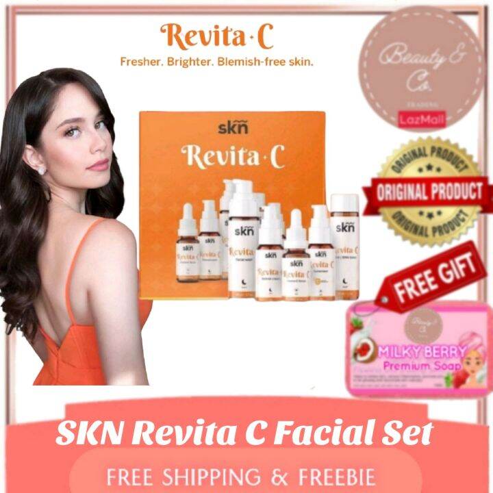 [ON HAND + FREEBIES] SKN Revita C Set x Jessie Mendiola Vit C Serum ...