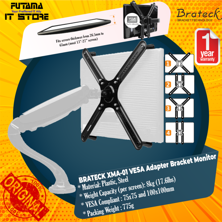 VESA Adapter Adjustable Bracket Monitor Holder Support for 13" - 27 ...