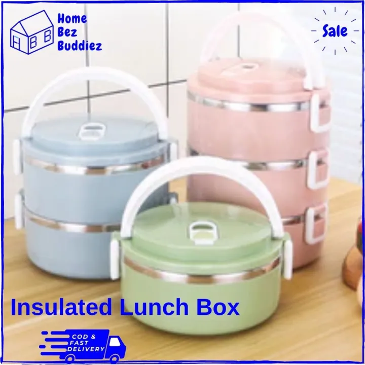 HomeBezBuddiez Stainless Steel Insulated Lunch Box | Baunan or baonan ...