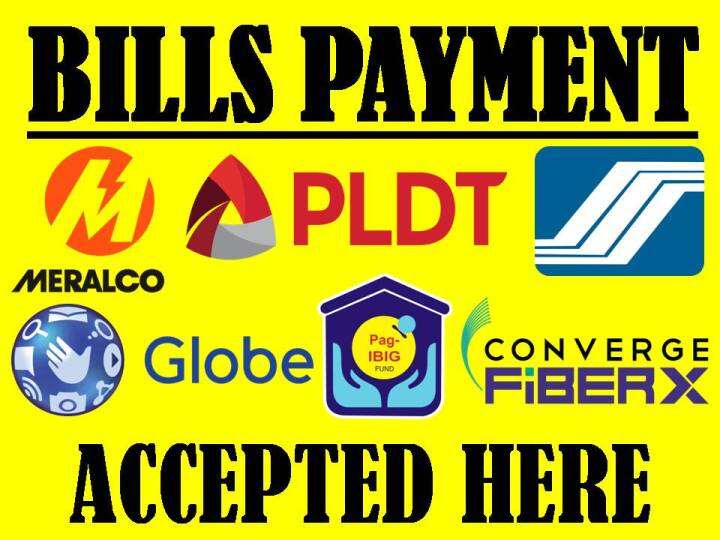 BILLS PAYMENT LAMINATED SIGNAGE A4 SIZE | Lazada PH