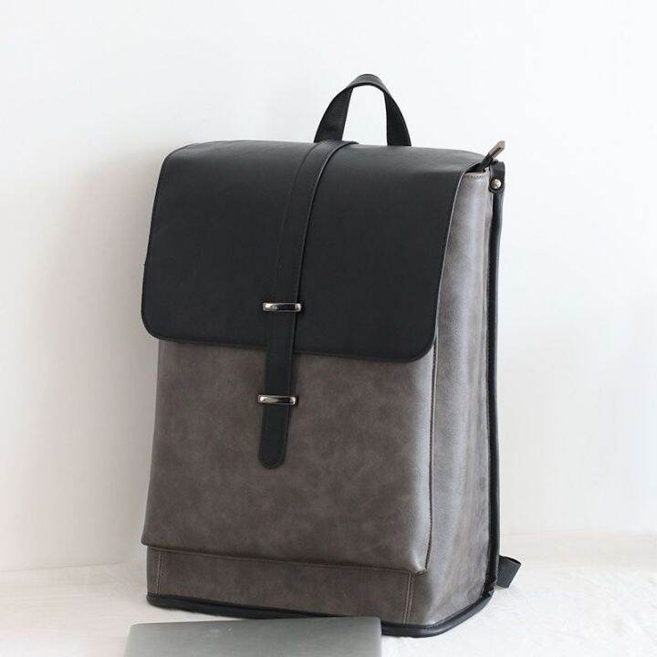 Joy's new neutral leather backpack has a simple and stylish design in ...