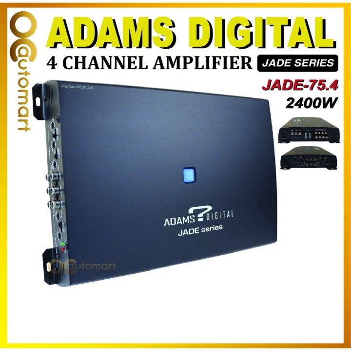 Adams Digital 4 Channel Amplifier JADE Series (2400W) JADE-75.4 | Lazada