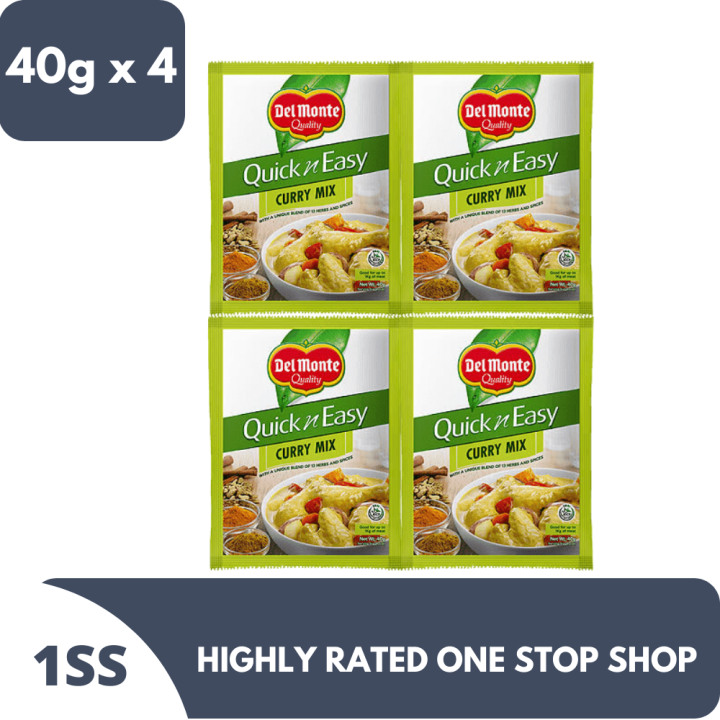 Del Monte Quick N Easy Curry Mix 40g x 4 | Lazada PH