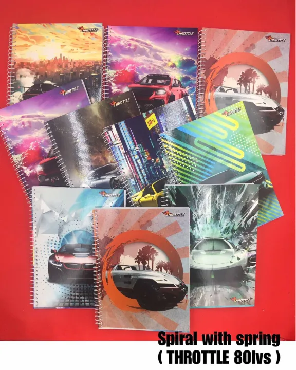 WHOLESALE! Throttle Spiral Notebook (Pack of 10) | Lazada PH