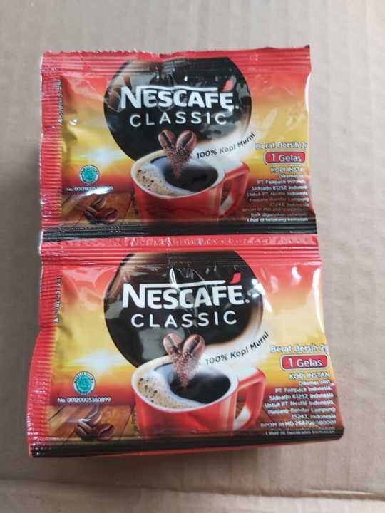 NESCAFE CLASSIC Sachet 2gr x 10SACHET | Lazada Indonesia