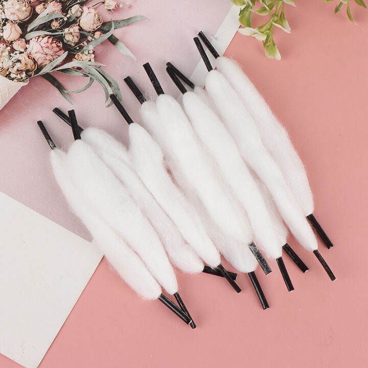 QW12ผ้าฝ้ายผ้าฝ้าย10ชิ้น/ถุงใช้งานง่ายเหมาะสำหรับทำด้วยตัวเองที่สามารถ ...