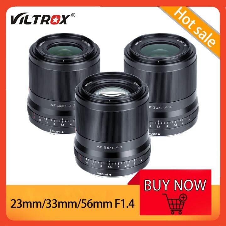 Viltrox 23mm 33mm 56mm F1 4 Nikon Z Mount Af Aps C Format Prime Lens
