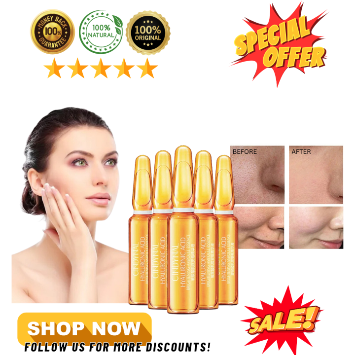 Authentic IMAGES Hyaluronic Acid Ampoule| Skin Whitening| Nicotinamide| Brightens Skin ...