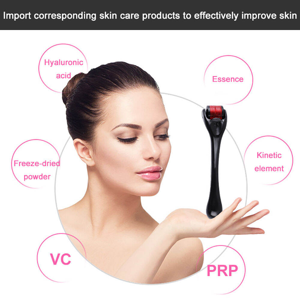 5210A 540 รักษาผมร่วง สุขภาพดี ต่อต้านริ้วรอย หนวดเครา ลูกกลิ้งผิวหนัง Derma เทอราพี สกินแคร์ ...