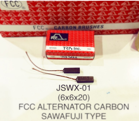 JSWX-01 6x6x20 FCC ALTERNATOR CARBON FOR USE ON: HINO DUTRO 300 ...