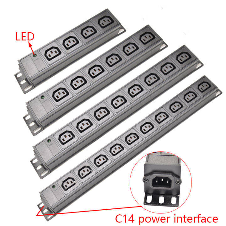 C14 Interface Pdu Power Strip Iec C13 Outlet Led Power Distribution Unit Lazada
