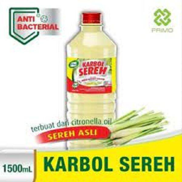 Primo Karbol Sereh Premium Botol 1.5Lt | Lazada Indonesia