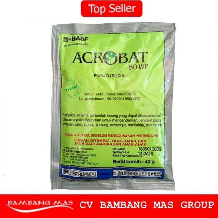 Obat Pertanian Pembasmi Jamur Fungisida ACROBAT 50 WP 40 gram | Lazada Indonesia