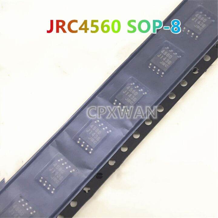 10pcs Original JRC4560 SOP-8 NJM4560M JRC 4560 4560M NJM4560 DMP-8 SMD dual operational ...