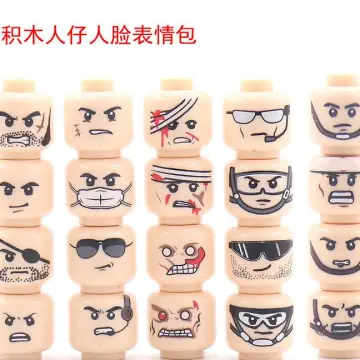 Girl Lego Faces Expressions