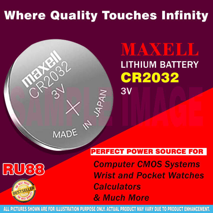 CR2032 lithium New CMOS 3V sold per piece Made in Japan | Lazada PH