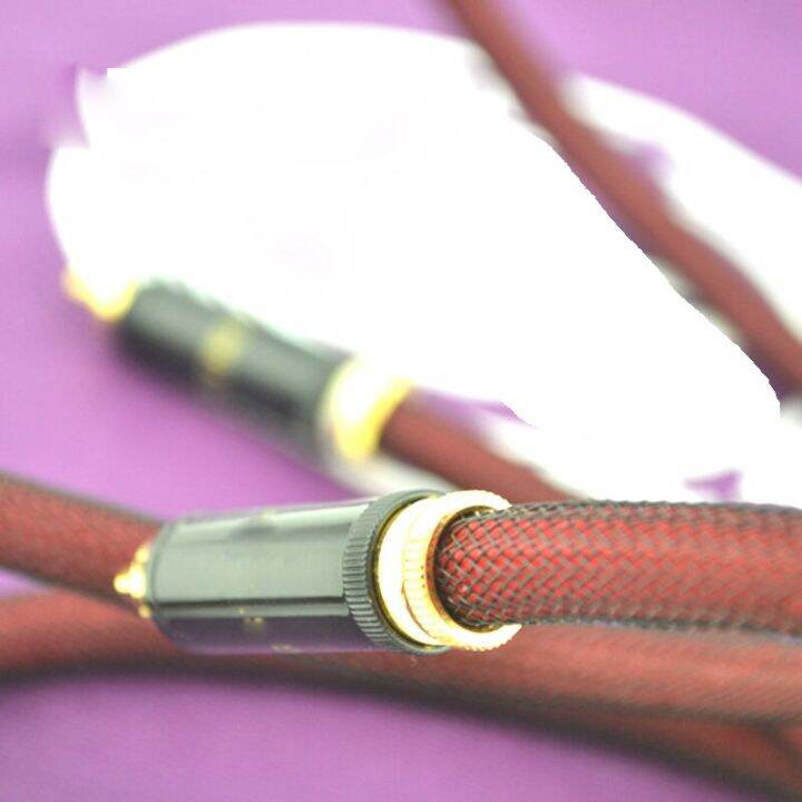 GT.2 OCC pure copper Audio RCA interconnect cable with Gold Plated RCA ...