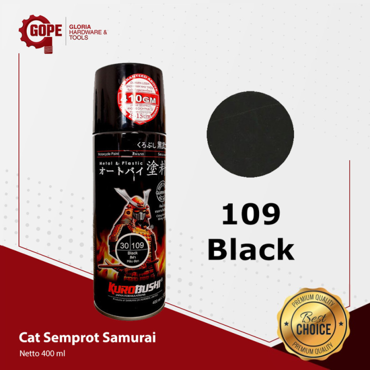 CAT SEMPROT PYLOX SAMURAI HITAM / BLACK 109 | Lazada Indonesia