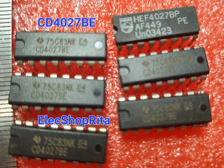 CD4027BE ,4027BE IC DIP-16 Semiconductor ไอซี 16 ขา พร้อมส่งจากไทย | Lazada.co.th
