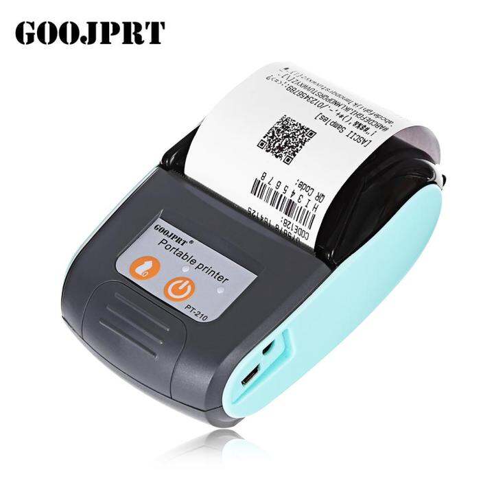 Portable 58MM Bluetooth Thermal Receipt Printer ESC POS Printing Machine Windows Android IOS For ...