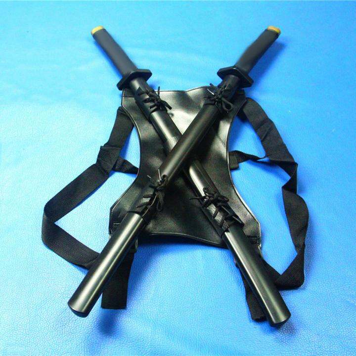 koolsoo Sword Back Scabbard Dual Sword Samurai with Shoulder Straps ...