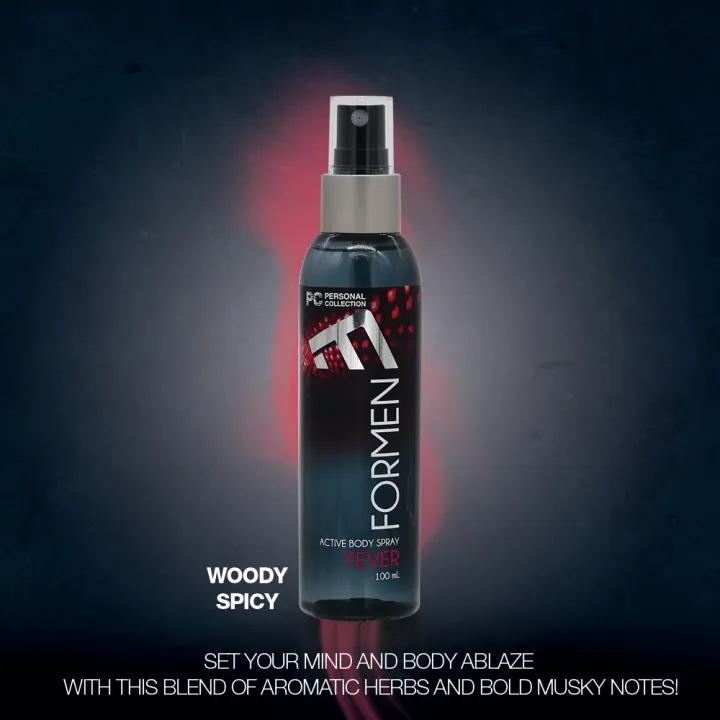 Long Lasting Body Spray / Cologne / Perfume for Men (FORMEN) Personal ...
