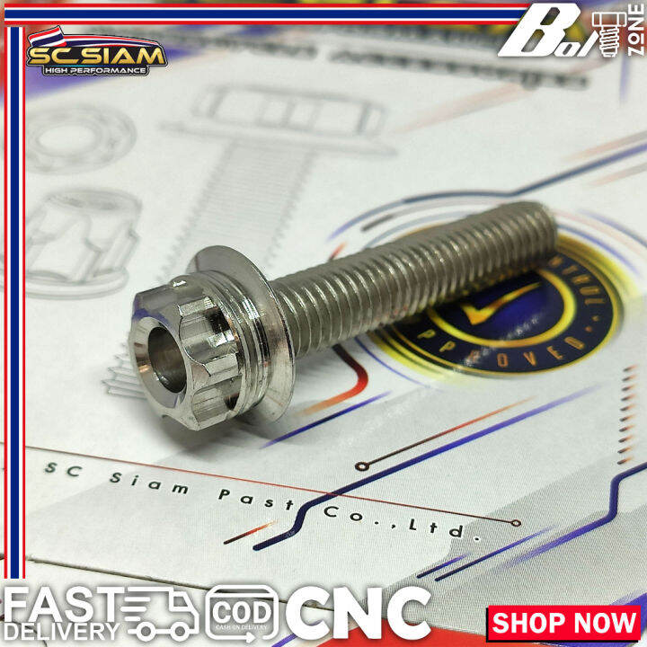 SC SIAM STAINLESS CNC V2 DESIGN TPOST BOLTS RAIDER R150 CARB FI / TMX ...