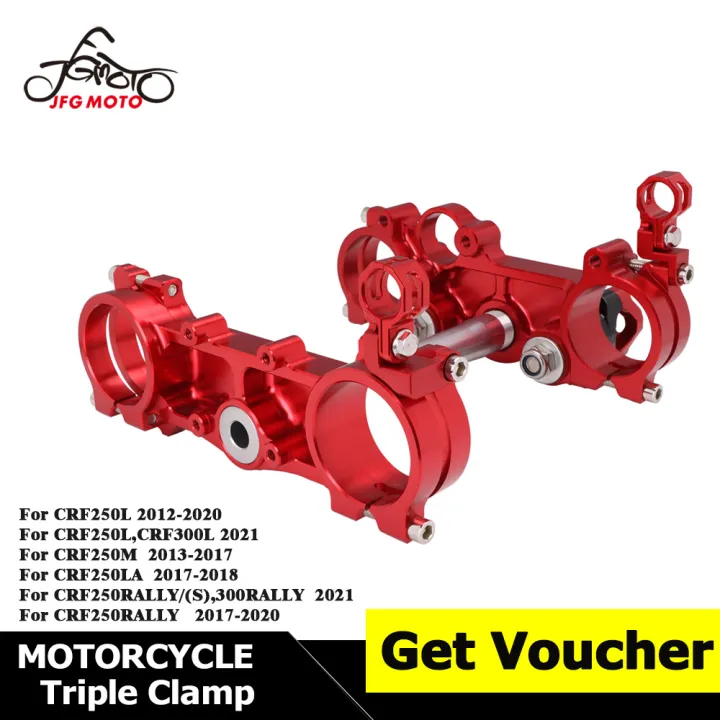 JFG MOTO Triple Clamp For CRF250L CRF300L CRF250M CRF250LA CRF250RALLY ...